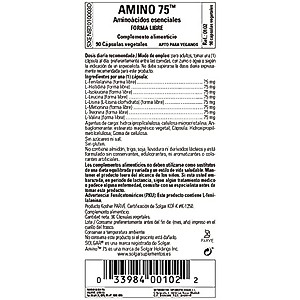 Solgar Essential Amino Complex, 90 Vegetable Capsules - Free Form Essential Amino Acids - Non-GMO, Vegan, Gluten Free, Dairy Free, Kosher - 90 Servings
