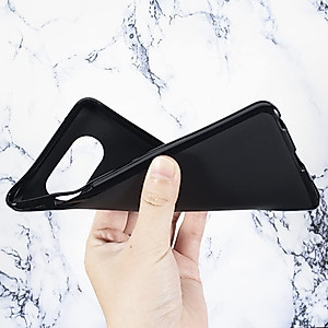 Shantime for LG V20 H990DS Case, Soft TPU Back Cover Shockproof Silicone Bumper Anti-Fingerprints Full-Body Protective Case Cover for LG V20 H990DS (5.70 Inch) (Black)