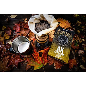 Black Rifle Coffee Company, AK-47 Espresso,100% Arabica Coffee,Colombian Supremo Roasted Dark, Whole Bean 12 oz Bag