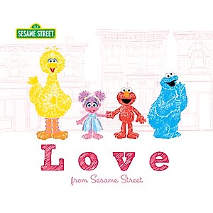 Love: from Sesame Street - A Heartwarming New York Times Bestseller with Elmo and Friends! (Sesame Street Scribbles)