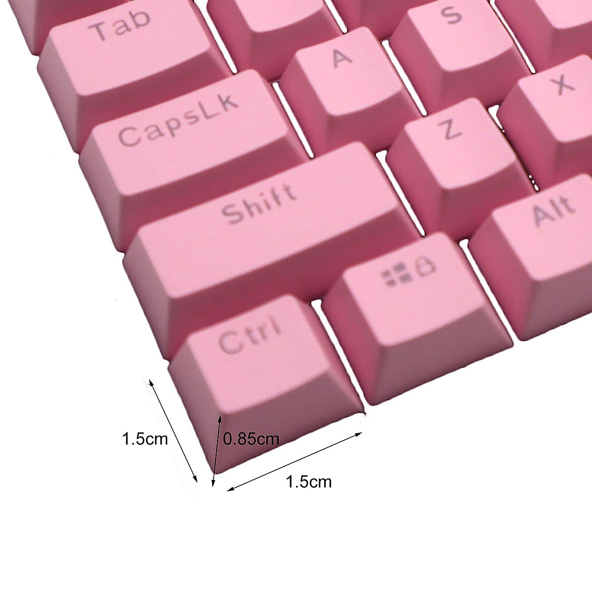 OCUhome 104Pcs Purple Keycaps, PBT Keycaps, Key Caps Backlight Keyboard Accessory ABS Universal OEM Keycaps Replacement for Mechanical Gaming Keyboard