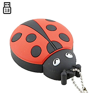 8GB Ladybug Model USB 3.0 Flash Drive Flash Drive 3.0 Thumb Drive USB Jump Drive Memory Stick Zip Drive USB Drive - Red
