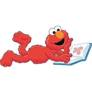 10 Inch Sesame Street Elmo Removable Wall Decal Sticker Art Home Kids Room Decor Decoration - 10 1/2 by 4 inches