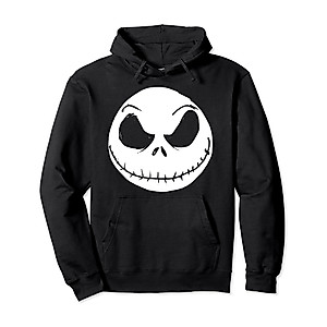 Disney The Nightmare Before Christmas Jack Skellington Face Pullover Hoodie