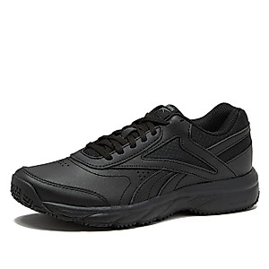 Reebok Men's Work N Cushion 4.0 Walking Shoe, Black/Cold Grey, 11 M US Men