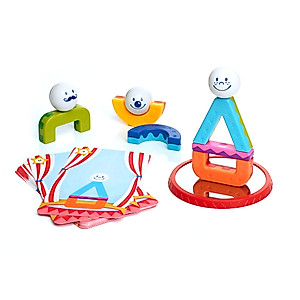 SmartMax My First Acrobats STEM Magnetic Toy with Building Challenges for Ages 1.5-5