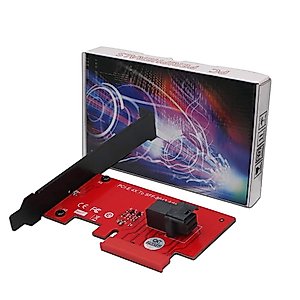 PCI Express 4.0 x4 Host Adapter Card with SFF-8643 Mini-SAS HD 36Pin Connector for U.2 (SFF-8639) PCIe-NVMe SSD - Support Intel 750 2.5-inch U.2 SFF SSD for Mining