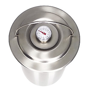 Meat Press Mold for Deli Meats, Press Ham Maker, Stainless Steel Meat Weight Press for Making Ham Deli Meat with Thermometer and Recipes, Seafood Meat Poultry Tools Kitchen Cooking Set for Party