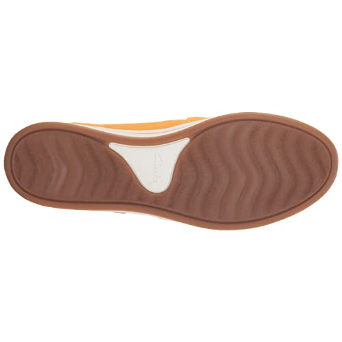 Clarks Women's Breeze Step Loafer, Yellow Canvas, 8 Wide