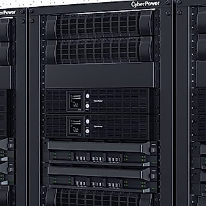 CyberPower OR1500LCDRT2U Smart App LCD UPS System, 1500VA/900W, 8 Outlets, AVR, 2U Rack/Tower