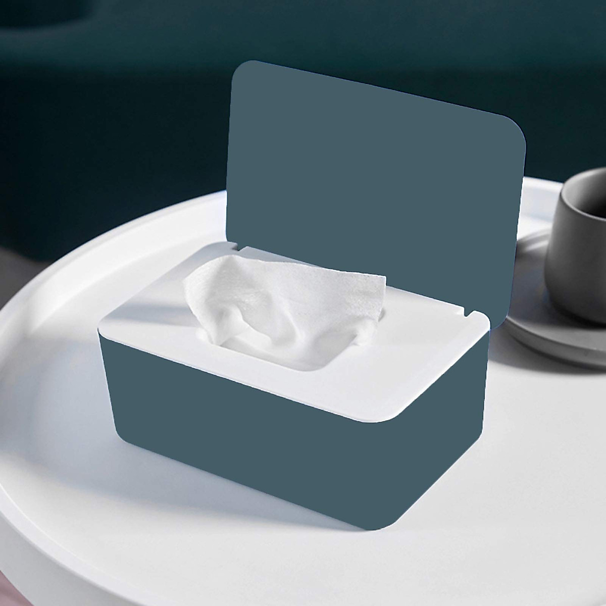 Baby Wipes Dispenser Set, Reusable Baby Wipe Holder Box, Refillable Baby Wipes Container Travel Wet Wipes Case with Reusable Wipes Pouch for Baby Home Kitchen Office Travel 3 PCS