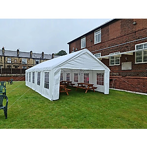 Quictent 16x32 Party Tent Heavy Duty Large Outdoor Gazebo White Canopy Commercial Shelter Wedding Events Tent (White)