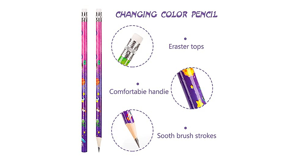 100 Outer Space Pencils Bulk - Fun Galaxy-Themed Writing Supplies