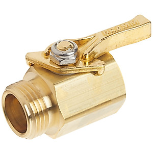 Dramm 12353 Heavy-Duty Brass Shut-Off Valve