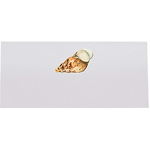 Assorted Seashell Printable Place Cards, Set of 60 (10 Sheets), Laser & Inkjet Printers - Wedding, Party, Dinner, and Special Events - Made in the USA