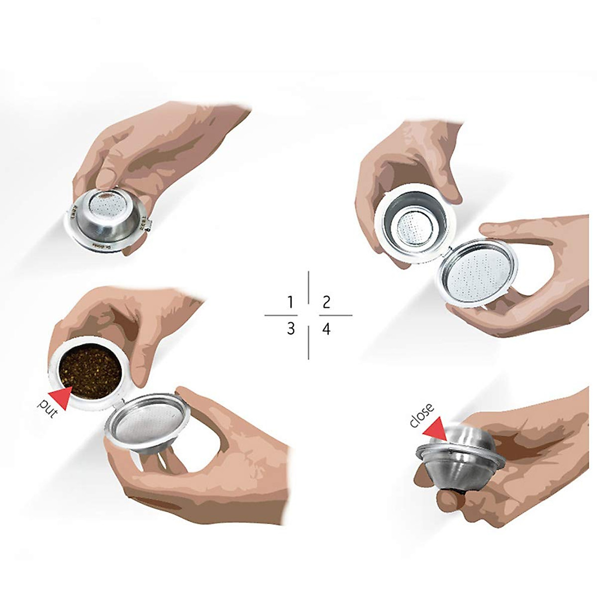 KELUNIS Italian Capsule Coffee Machine, Espresso Maker Fully Automatic 19Bar High Pressure DIY Drink Tea Machine Wood Grain Shell