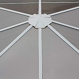 Christopher Knight Home Halley Outdoor 10 x 10 Foot Gazebo, White