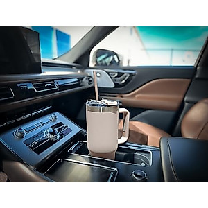 Hogg Big Swig 40 oz Tumbler with Handle and Straw - Desert Flower, Advanced Design Spill Proof Tumbler with Straw, Insulated Cups with Lids and Straws, 40oz Tumbler with Handle, Orange Tumbler