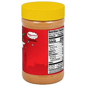 Peter Pan Crunchy Peanut Butter, Made with Roasted Peanuts, Great for Peanut Butter and Jelly Sandwiches and Peanut Butter Snacks, Gluten Free Peanut Butter, 16.3 OZ Jar (12 Count)