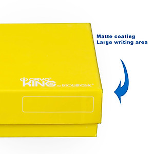 CryoKing 81 Wells 2 Inch Height Lab Freezer Box with Lid, Microtube Storage Box, Fit 0.5mL/1.5/2.0mL Microcentrifuge Tubes Vials, Cardboard Freezer Lab Box, Assorted Colors, 5 Pcs/Pack