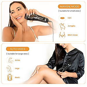 TECHCIFY Laser Hair Removal | Permanent Painless Hair Removal for Women | IPL Hair Removal with Five Energy Levels and 999,999 Flashes | Epilation for Women and Men at Home