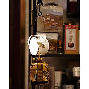 Segolike Portable Gas Tank Protective Case Fuel Cylinder Oxford Cloth Canister Storage Cover for Travel Accessories BBQ Picnic Hiking, Brown L