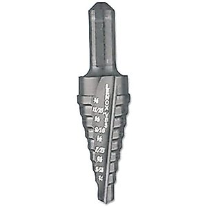 LENOX Tools Step Drill Bit, 1/4-to-3/4-Inch (30883VB3)