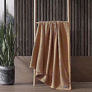 Eddie Bauer Blanket Soft Waffle Weave Bedding, Medium Weight Bedroom Decor, Softens Every Wash, King, Brown