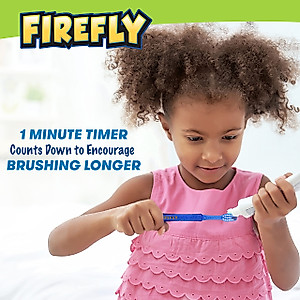 Firefly LightUp Timer Toothbrush with Suction Cup 2 ea (color may vary)