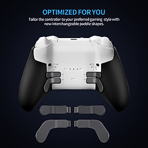 Accessories for Xbox Elite Controller Series 2 - 13 in 1 Halo Infinite Edition Replacement Paddles Thumbsticks Analog Sticks Joystick Parts Repair Kit Component Set with 2 D-Pads, 1 Tool