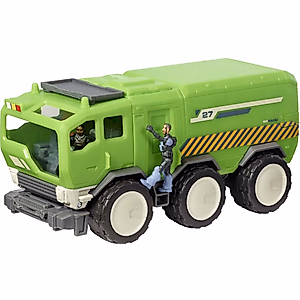 Mattel Disney and Pixar Lightyear Small Toy Vehicle with 2 Figures, Buzz Lightyear Truck, Buzz & Izzy Figures, Hyperspeed Series