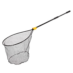 Frabill Conservation Telescoping Handle Net | Teardrop Hoop Size: 17" X 19" | Telescoping Handle: 35-60" | Netting: Tangle-Free Micromesh | Net Depth: 16"