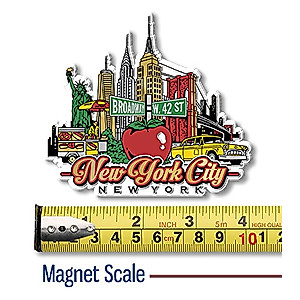 New York City Magnet by Classic Magnets, Collectible Souvenirs Made in The USA