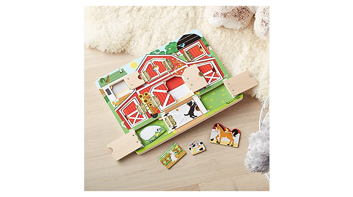 Melissa & Doug Hide and Seek Farm Activity Board