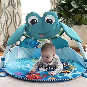 Baby Einstein Neptune Under The Sea Lights & Sounds Activity Gym & Play Mat, Ages Newborn+