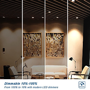 ANC PAR16 LED Bulb Dimmable Spotlight Bulb 7W LED Bulbs(50W Halogen Bulbs Equivalent),500 Lumens 6500K Cool White 35° Beam Angle Spot Bulb 5 Pack