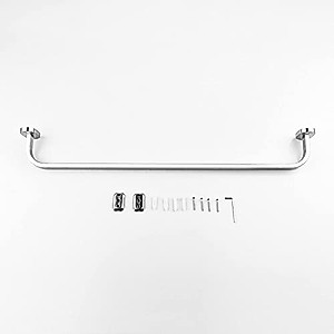 Towel Racks RIAAJ Towel Rail Bath Towel Holder Towel Bar, 304 Stainless Steel Modern Brushed Towel Rack Holder Single Grab Bar Bath Wall Shelf Rack Wall Mount for Kitchen Bath Hanging,B-B(Christmas Re