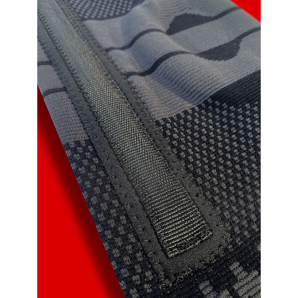 Old Bones Therapy Knee Brace | Knitted Compression Knee Sleeve with Springs and Support for Knee Pain Relief | Perfect for Sports, Arthritis, Post Surgery Recovery, Stability, Protection (Large, Black - 2 Pack)