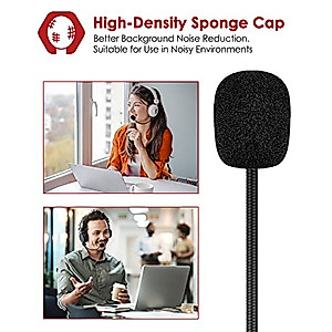 Cloud 2 II Mic Replacement - 2 PCS 3.5mm Detachable Game Microphone for Kingston HyperX CloudX I&II Core Cloud PS4 Xbox One Nintendo Switch Computer PC Gaming Headsets