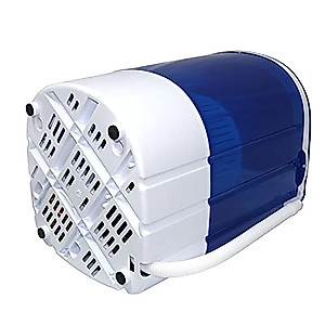 HTTMT- 7LB Capacity Portable Mini Washing Machine w/Spinner Timer Control Compact Clothes Laundry Washing Machine For Apartment Traveling RV Water Saving Kids [P/N: ET-HOME007-BLUE]