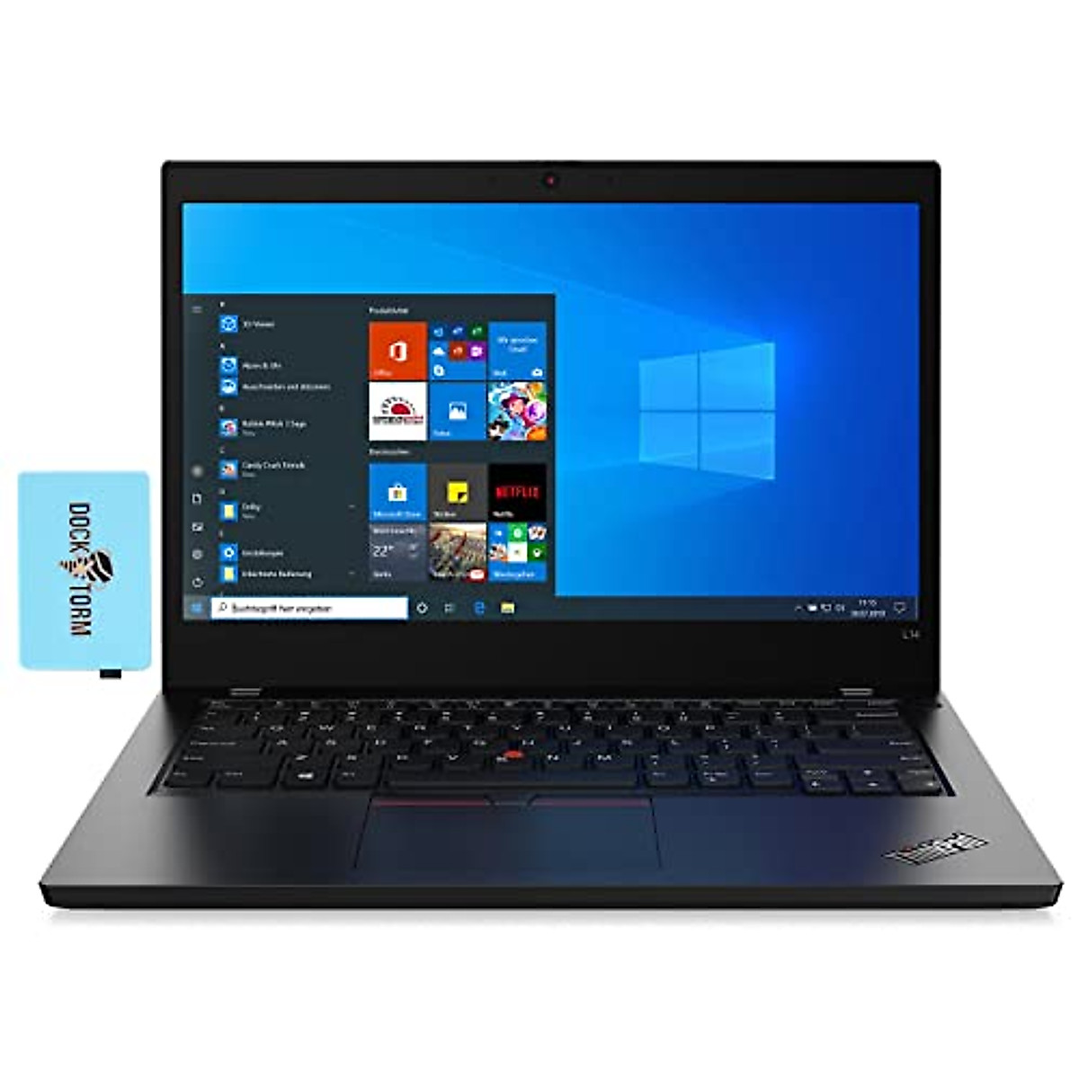 Lenovo ThinkPad L14 Gen 1 14.0" FHD 60Hz IPS Display Home&Business Laptop (AMD Ryzen 5 PRO 4650U 6-Core, 16GB RAM, 512GB PCIe SSD, AMD Radeon, WiFi 6, Bluetooth 5.2, HD Webcam, Win 10 Pro) w/Hub