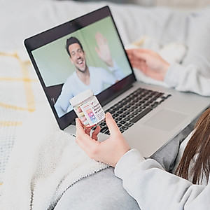 Long Distance Relationships Gifts Love Messages in a Bottle Gift for Boyfriend or Girlfriend (50PCS) Pre-Written Love Capsules Letters in Plastic Jar