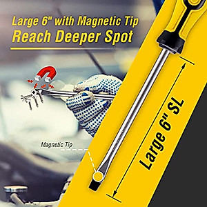 AZUNO 101PCS Magnetic Screwdriver Set with Plastic Racking, Best Screwdriver Set Drive Magnetic Bit and Precision screwdriver Cool Tools for Men Tools (101-Piece)