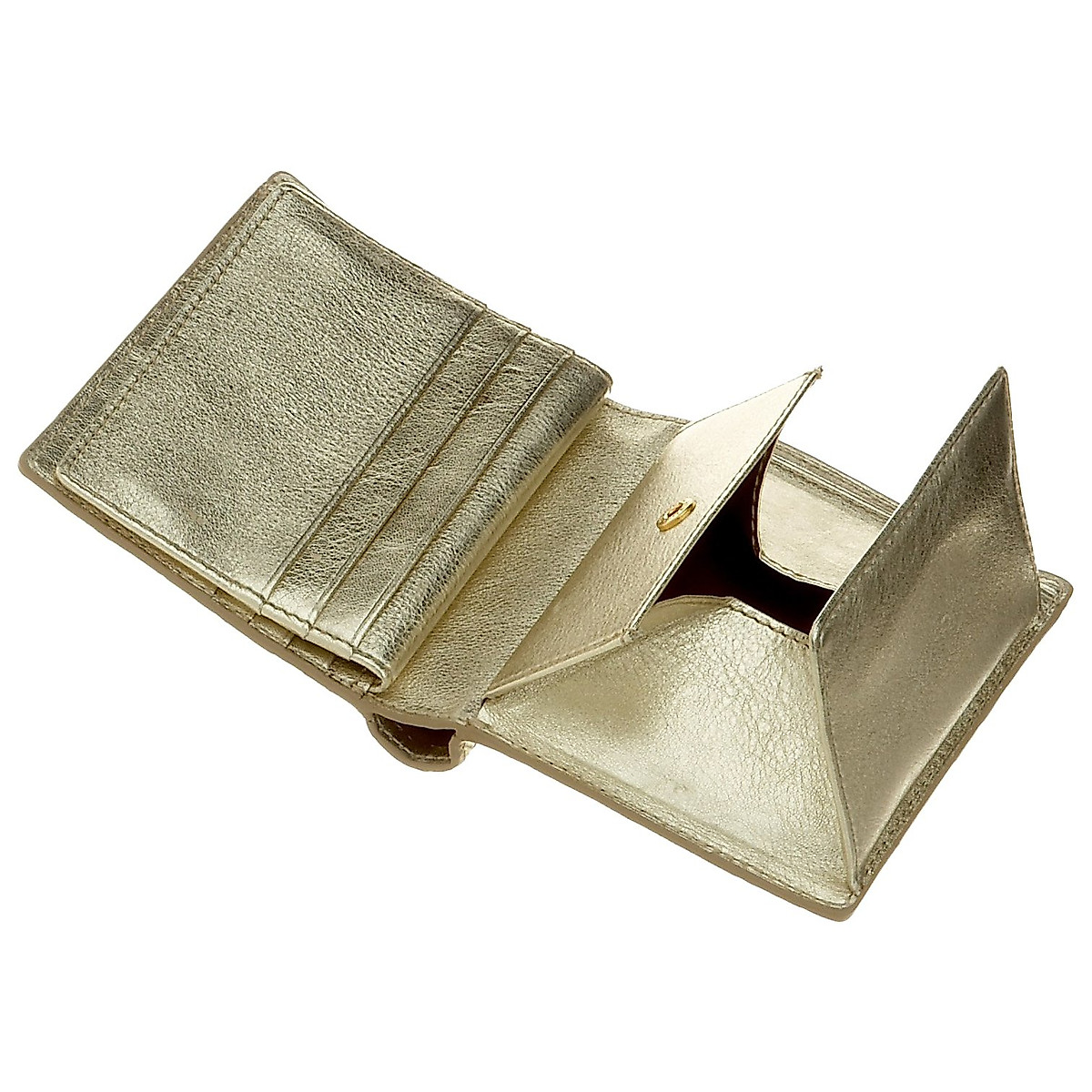 Harry's Intrecciato Women's Wallet, Gold