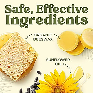 USDA Organic Lip Balm 6-Pack by Earth's Daughter - Fruit Flavors, Beeswax, Coconut Oil, Vitamin E - Best Lip Repair Chapstick for Dry Cracked Lips - Moisturizing Lip Care For Kids And Adults