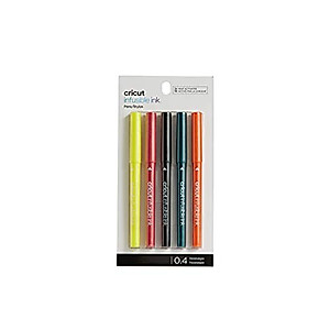 Cricut Infusible Ink Pens, Nostalgia Fine-Point Markers (0.4) for DIY, 5 count