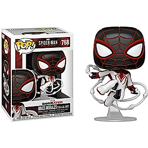 Spider-Man Miles Morales T.R.A.C.K. Track Suit Pop # 768 Marvel Gamerverse Vinyl Figure (Bundled with EcoTek Protector to Protect Display Box)