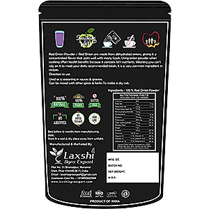 pexal Organic Prime Red Onion Powder - 500 GM by Organic Prime