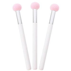 Lurrose 3Pcs Foundation Sponge Powder Puff Mushroom Head Dry and Wet Makeup Puff Makeup Brush Sponge Applicator Concealer Brush Sponge for Women Girls