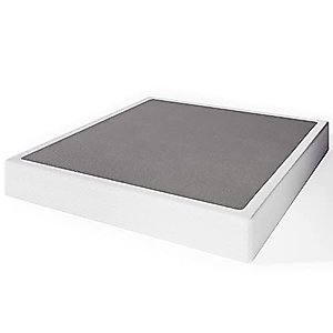 RLDVAY King-Box-Spring, 9 inch Metal King Size Box Spring Only, Heavy Duty Box Spring King with Fabric Cover, Easy Assembly, Non Slip, Noise Free